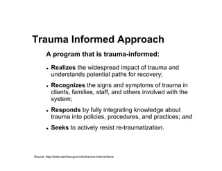 Trauma and De-Escalation | PDF
