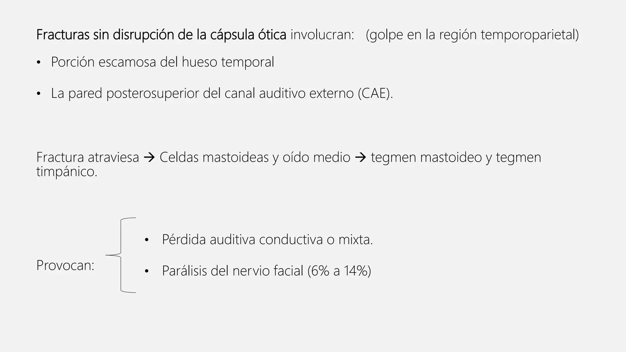 Trauma de hueso temporal y pabellón auricular | PPT