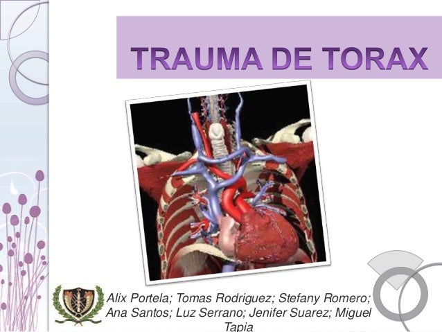 Trauma Toracico Pediatrico