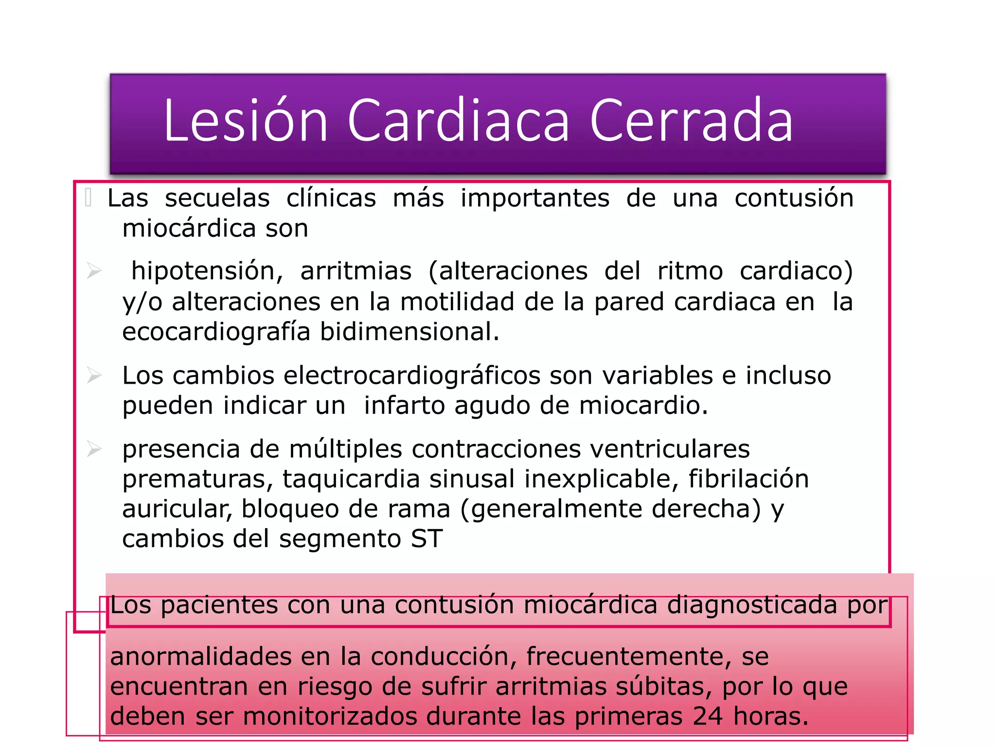 Trauma de torax | PPTX