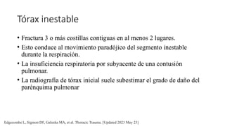 Trauma de torax ATLS cirugia general.pptx
