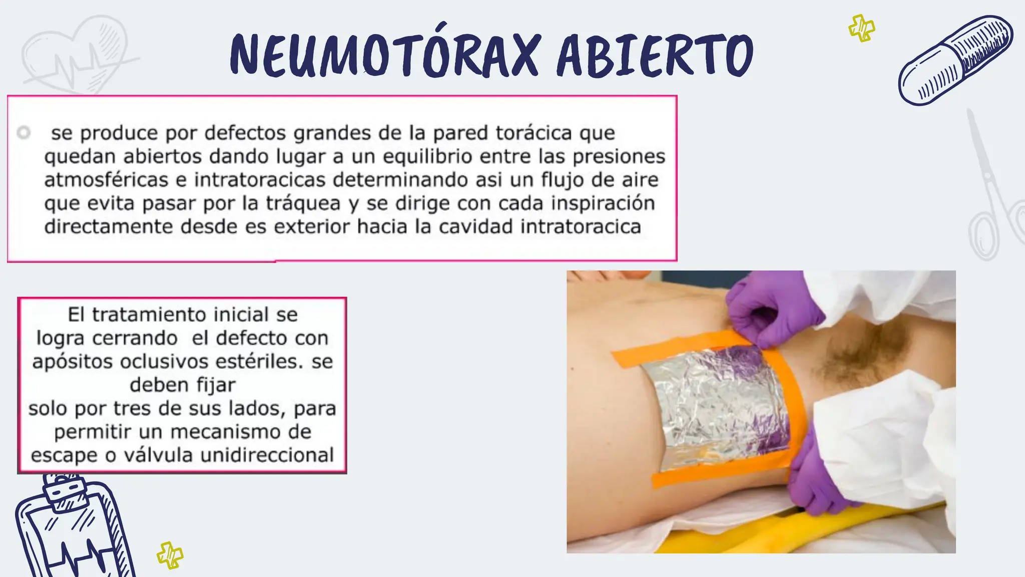 TRAUMA DE TORAX ABIERTO Y CERRADO presentación .pdf