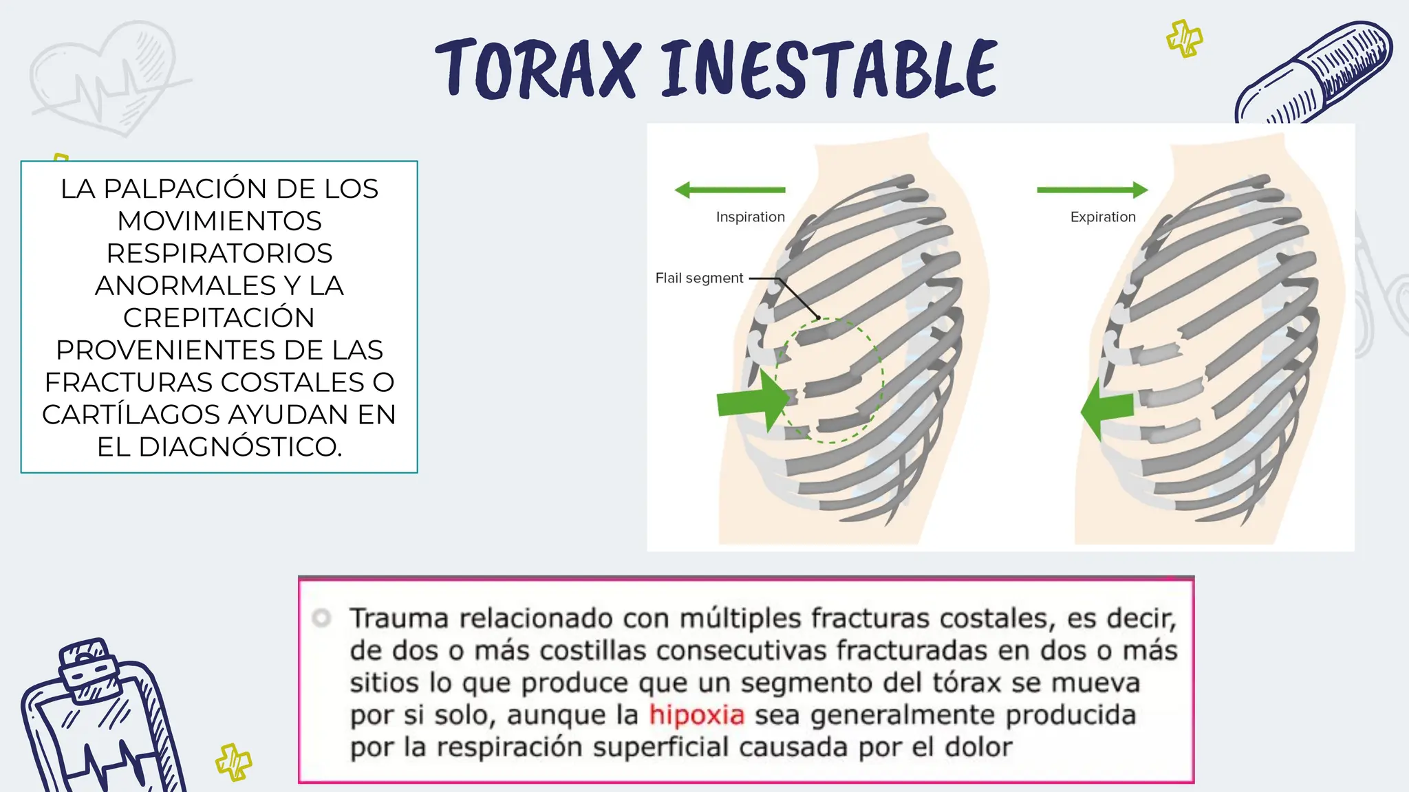 TRAUMA DE TORAX ABIERTO Y CERRADO presentación .pdf