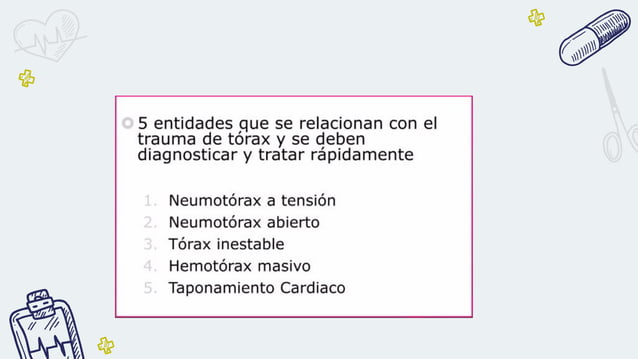 TRAUMA DE TORAX ABIERTO Y CERRADO presentación .pdf