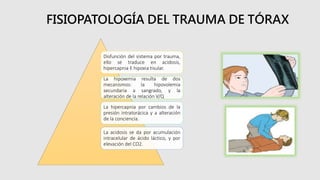 Trauma de tórax | PPTX