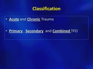 Trauma from occlusion | PPTX