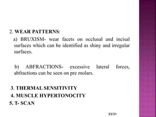 Trauma from occlusion | PPTX