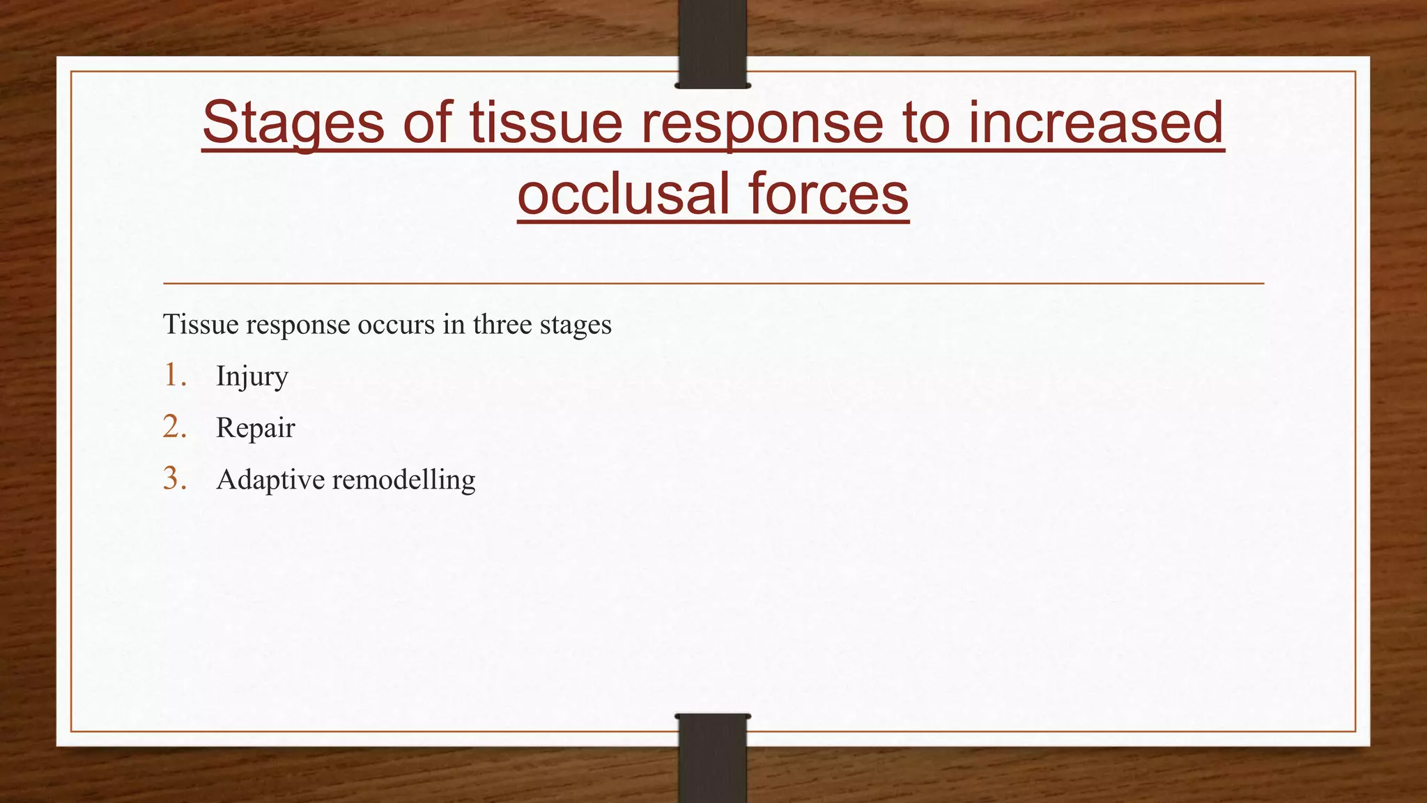 Trauma from occlusion | PPTX