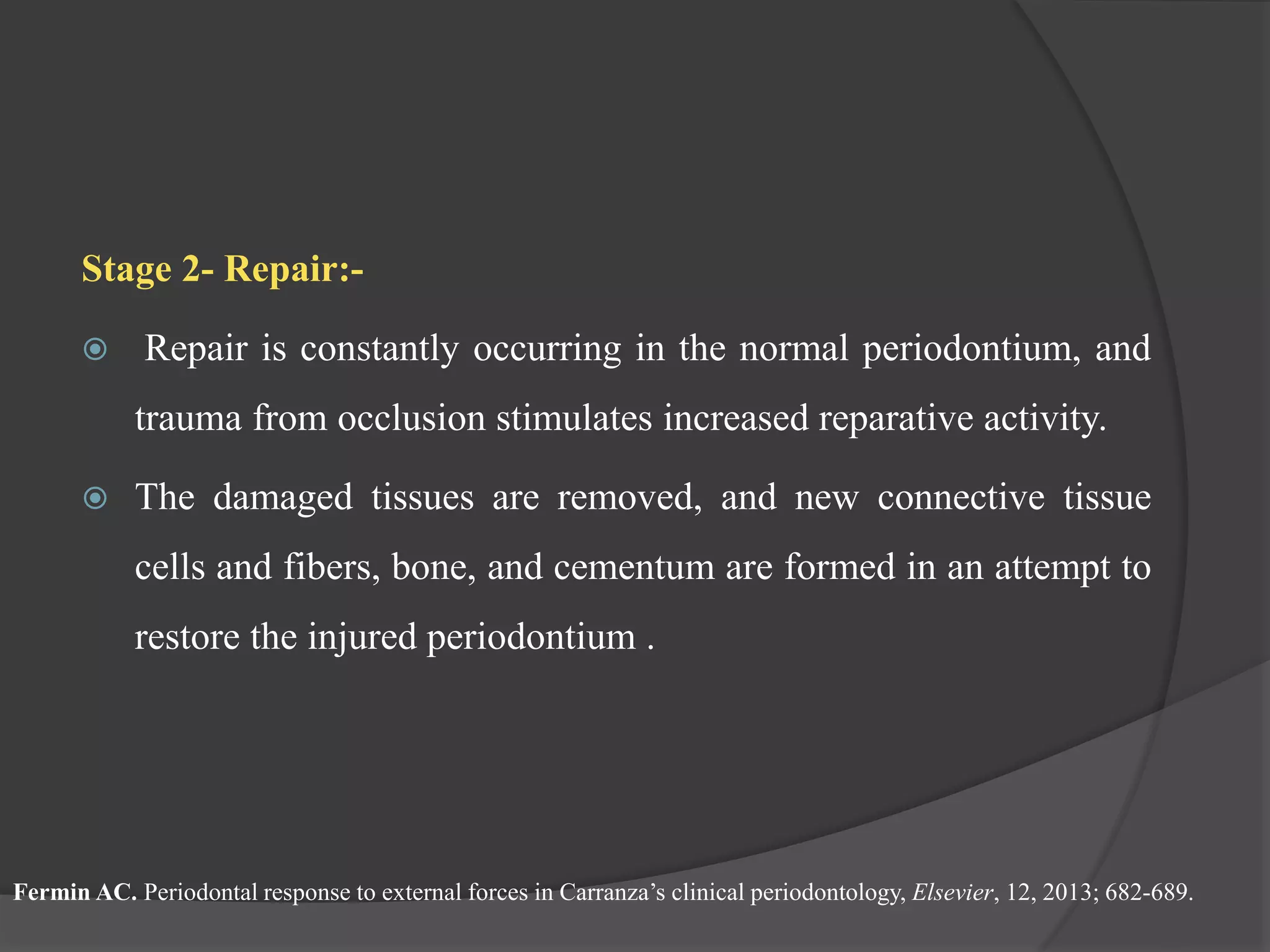 Trauma from occlusion | PPT