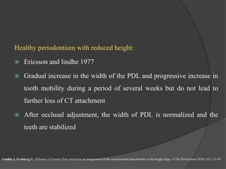 Trauma from occlusion | PPT