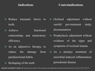 Trauma from occlusion | PPT