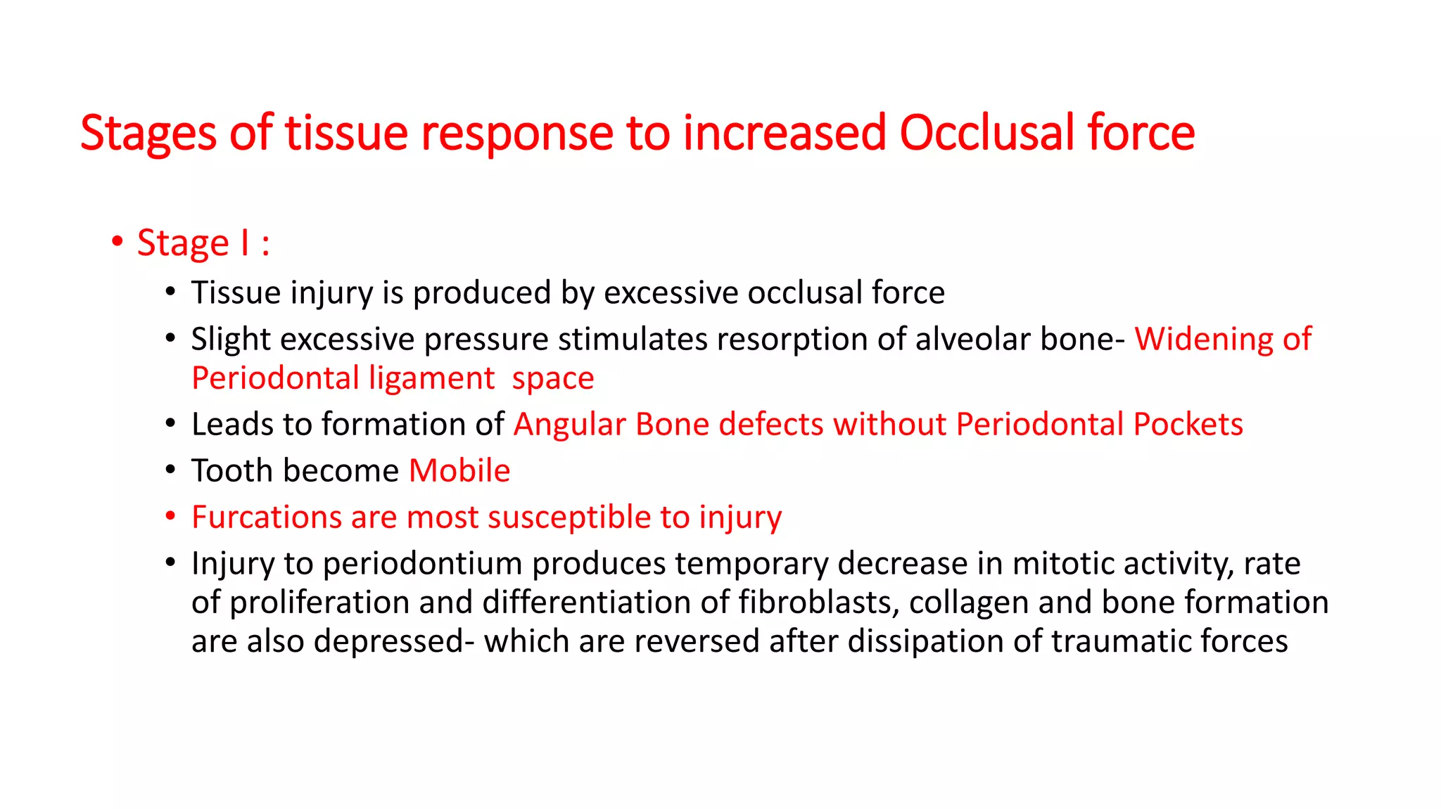 Trauma from occlusion.ppt