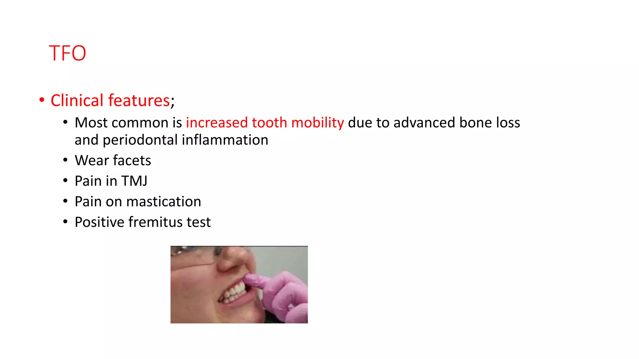 Trauma from occlusion.ppt