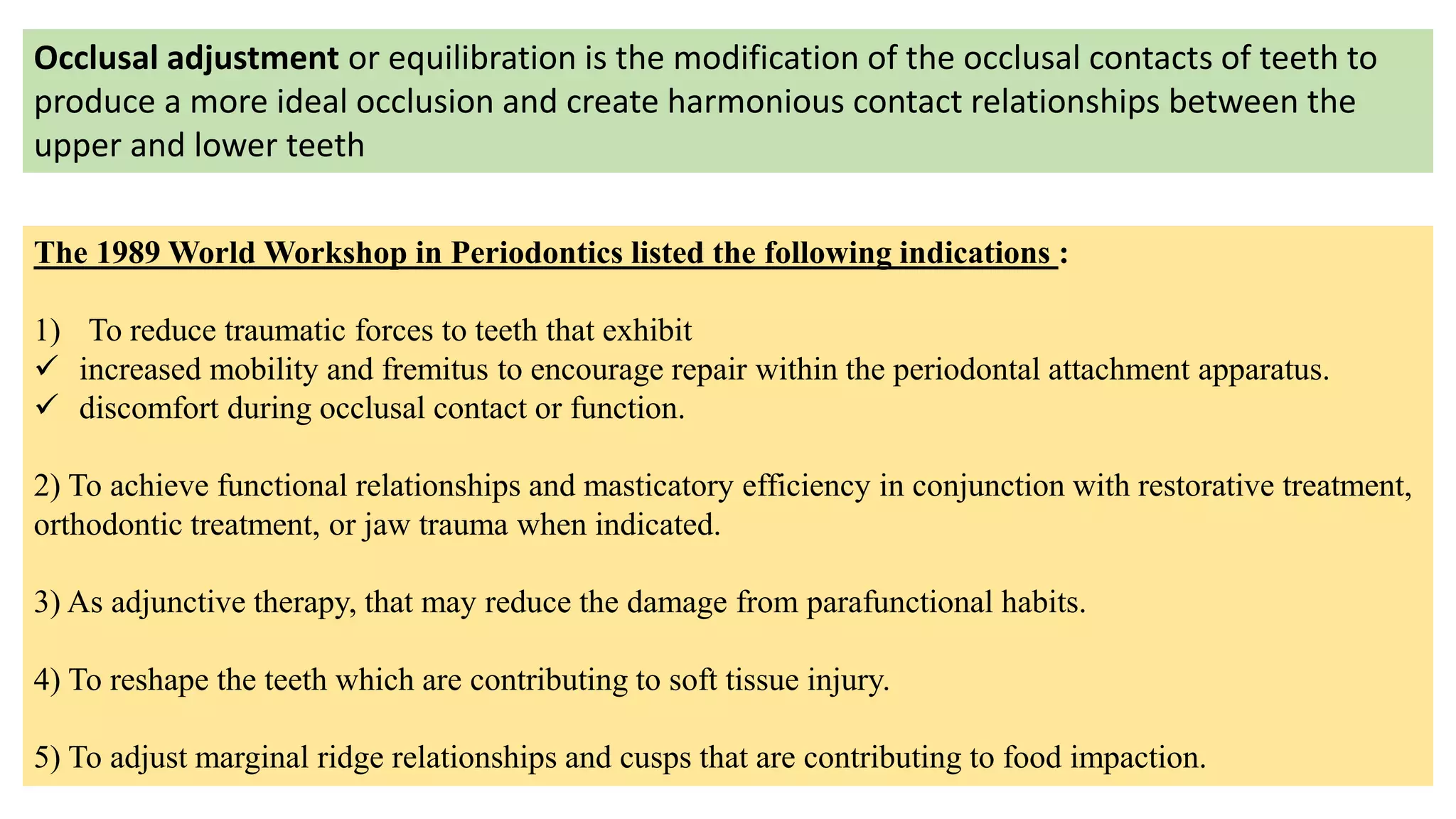 Trauma from occlusion in Periodontics.pptx