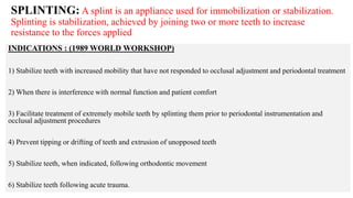 Trauma from occlusion in Periodontics.pptx