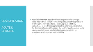 TRAUMA FROM OCCLUSION- APOORVA DHOPTE.pptx