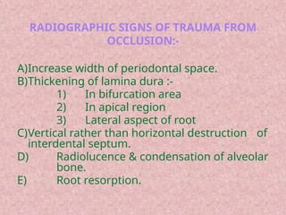 trauma_from_occlusion__perio_.pptx sneha | PPTX