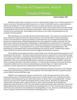 Traumagram Spring 2017 | PDF | First Aid | Injuries