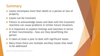 Trauma grief and loss | PPTX