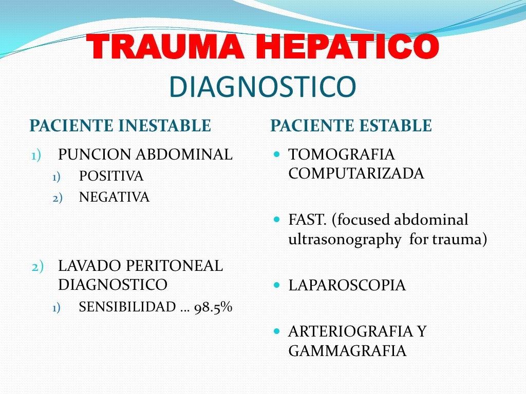 Trauma Hepatico