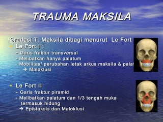 Trauma hidung | PPT