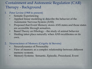 Trauma informed addiction utilizing car model | PDF