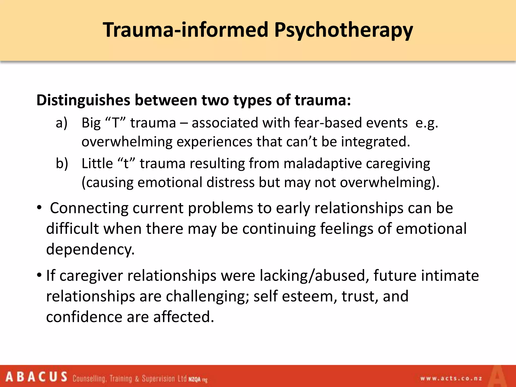 Trauma Informed Care and Gambling [Part One] | PPT
