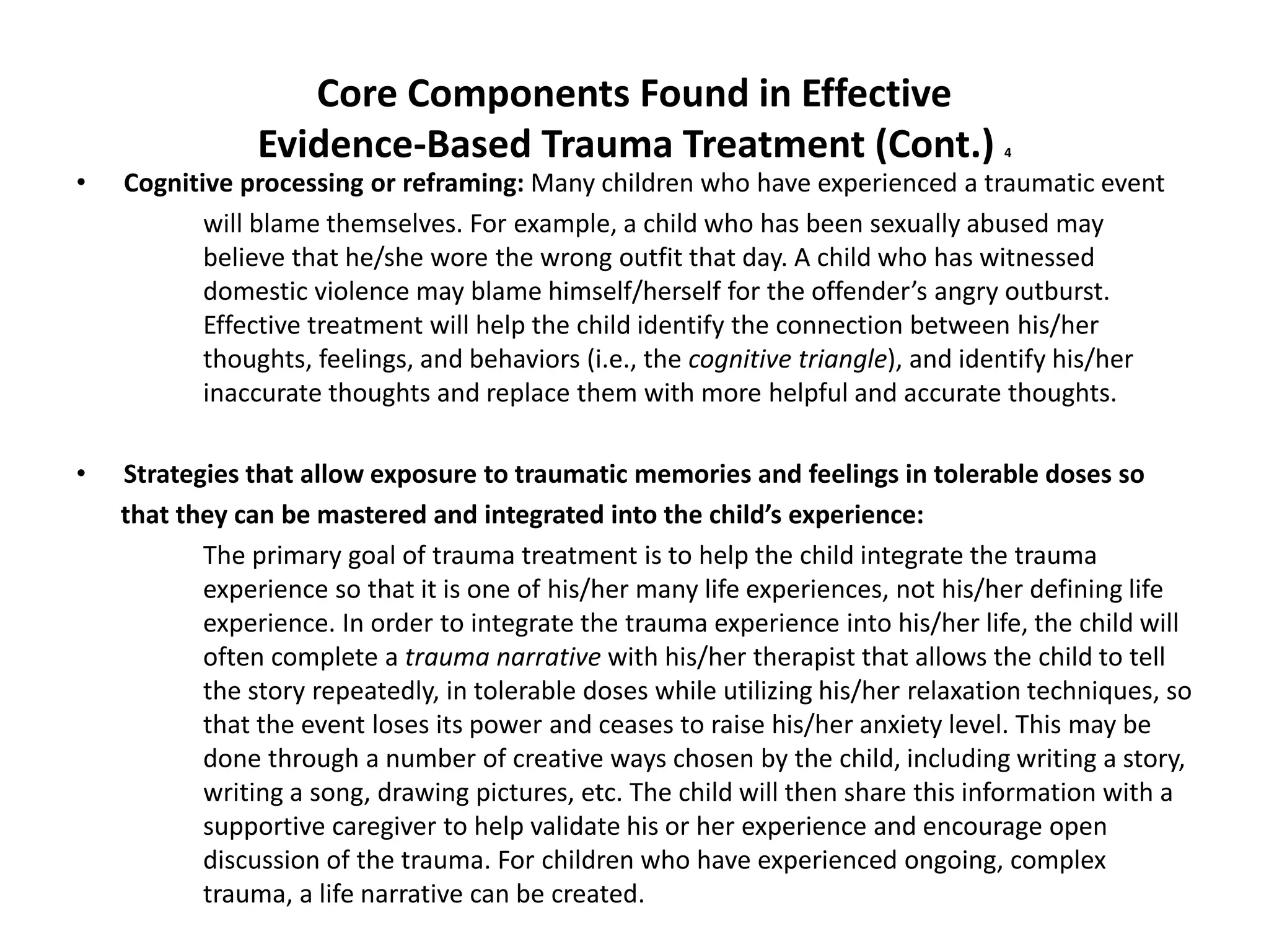 Trauma informed care ii | PPTX