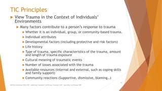 Trauma Informed Care: A Sociocoltural Perspective | PPTX