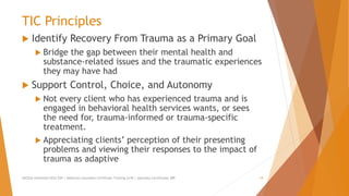 Trauma Informed Care: A Sociocoltural Perspective | PPTX