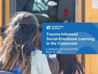 Trauma-Informed SEL | PDF