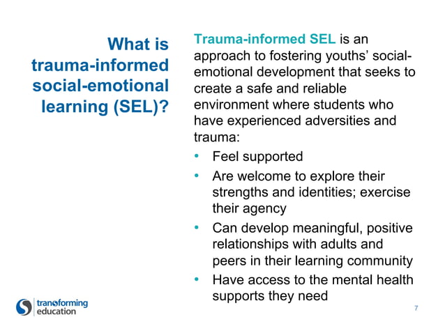 Trauma-Informed SEL | PDF