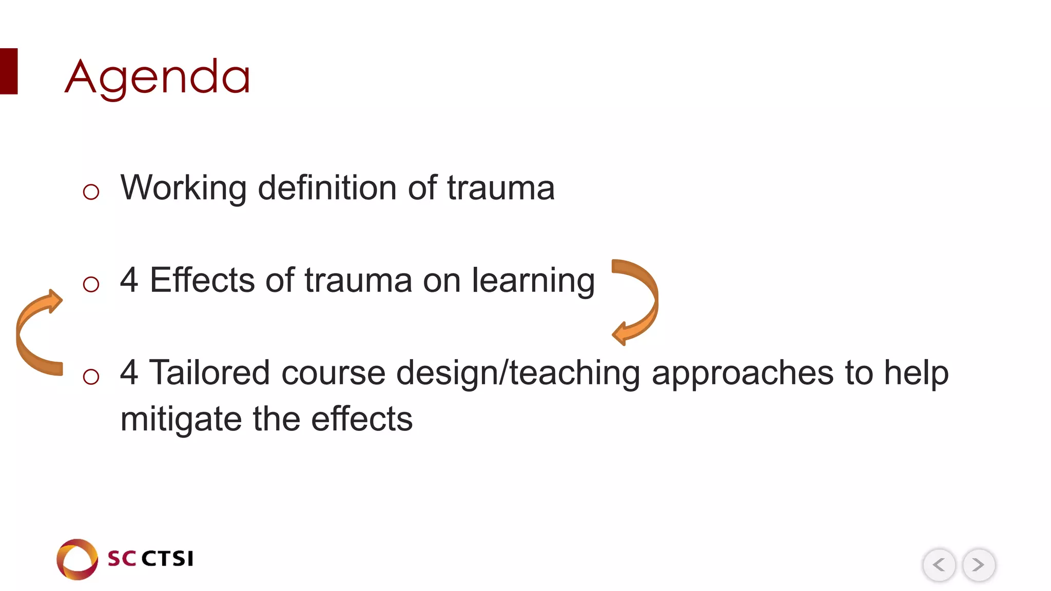 Trauma-informed Teaching: Using Best Practices in Course Design to ...