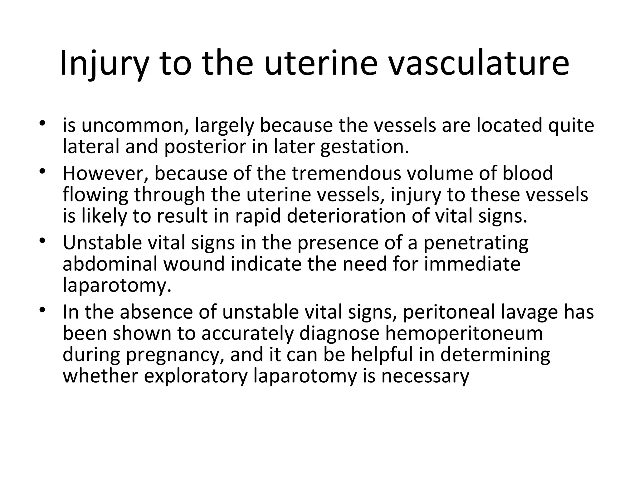 Trauma in pregnancy | PPT