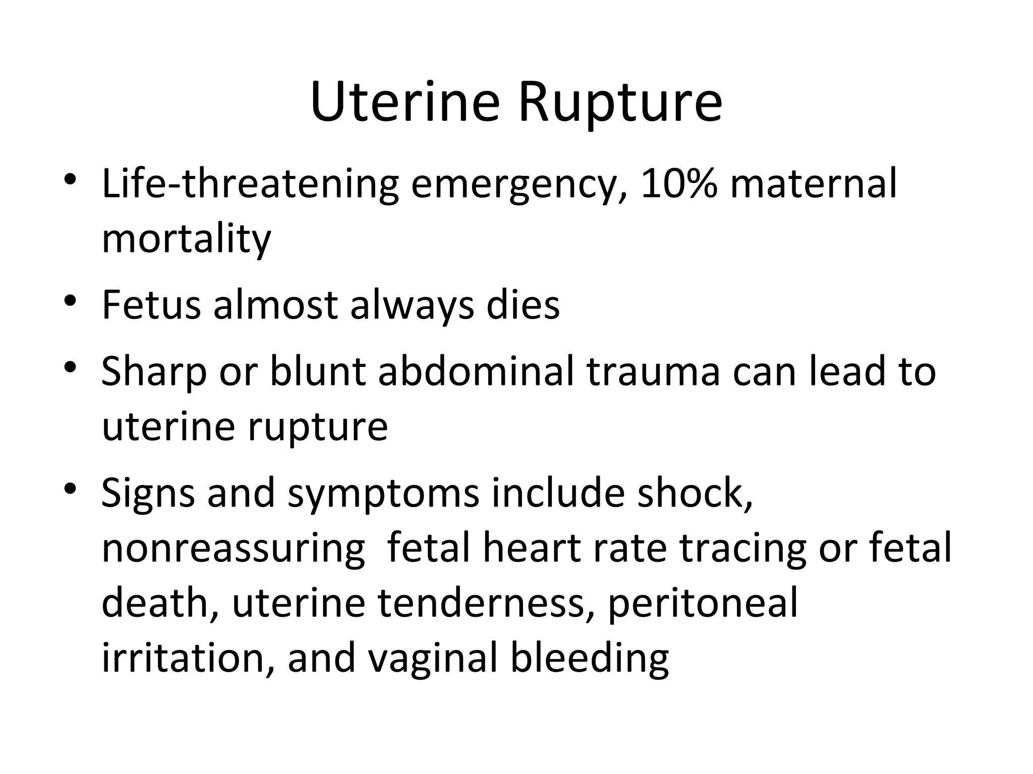 Trauma in pregnancy | PPT