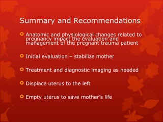 trauma_in_pregnancy.ppt.introduction groups incidence and etiology of ...