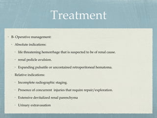 Approach to Trauma in Urology | PPT