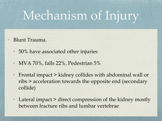 Approach to Trauma in Urology | PPT