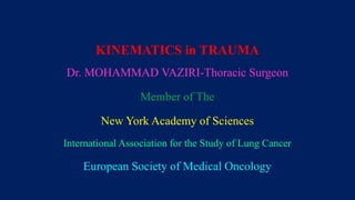 Trauma kinematics | PDF