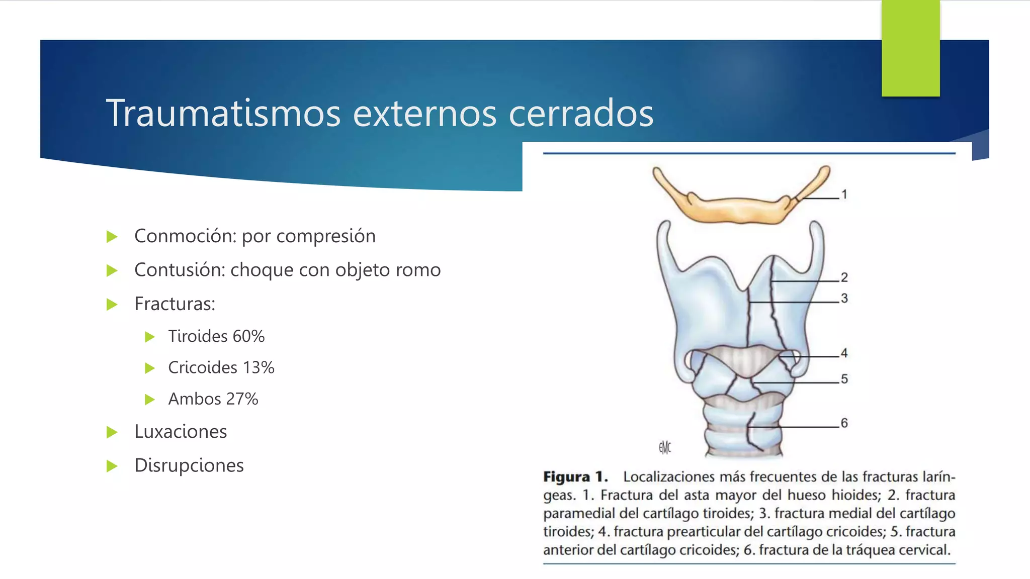Trauma laríngeo | PPTX