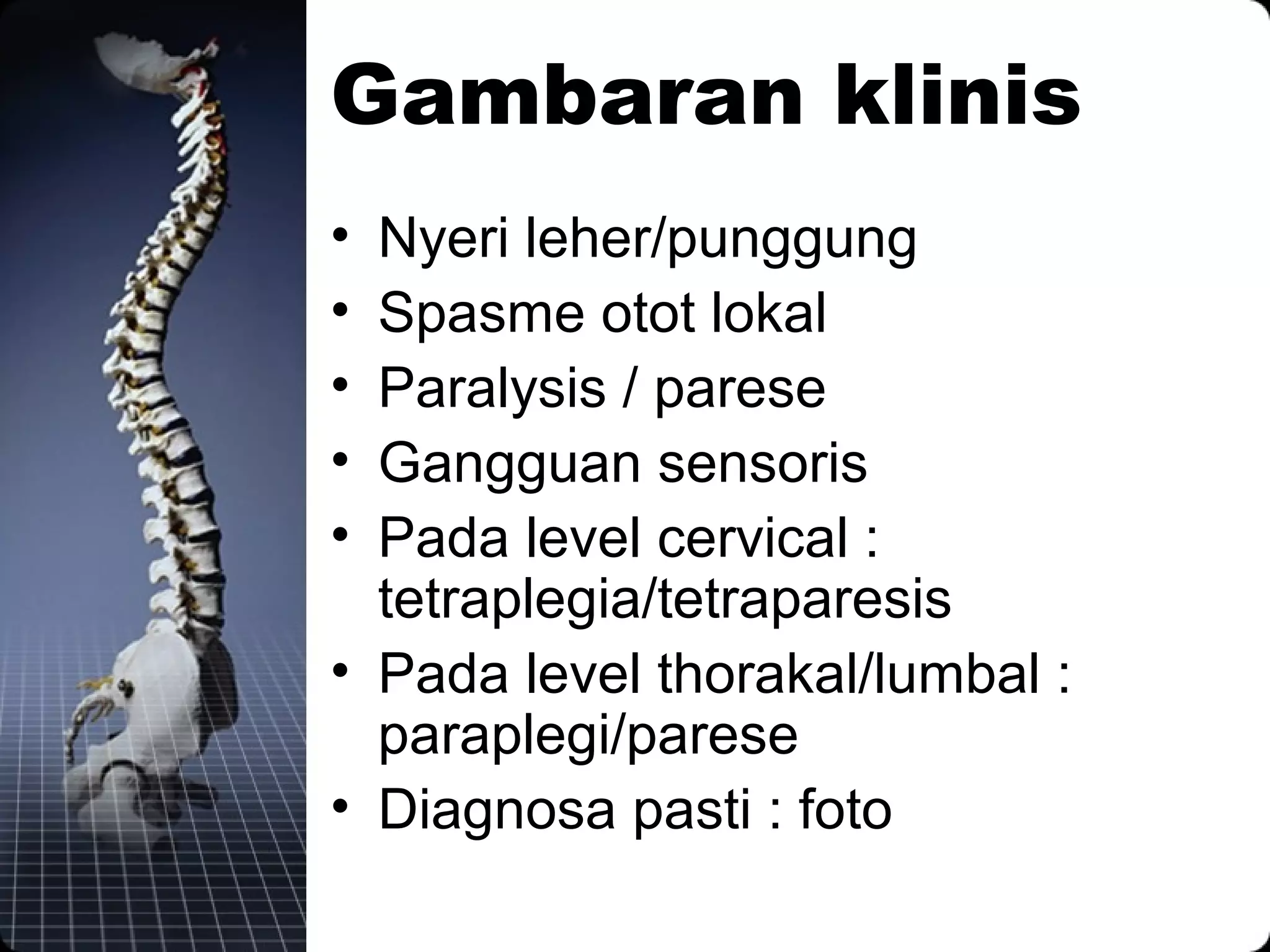 Trauma leher dan tulang belakang | PPT