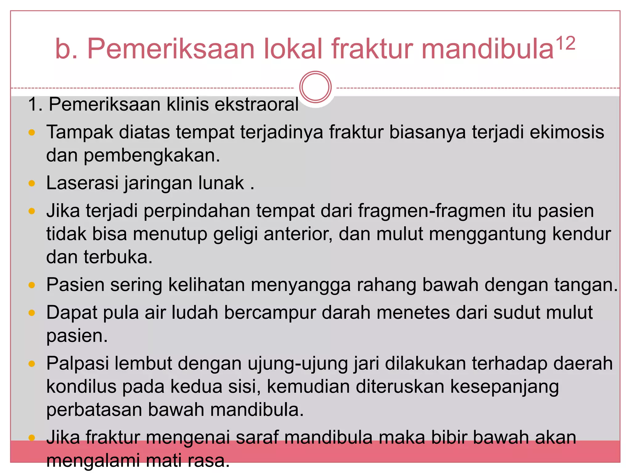 Trauma maksilofasial | PPTX