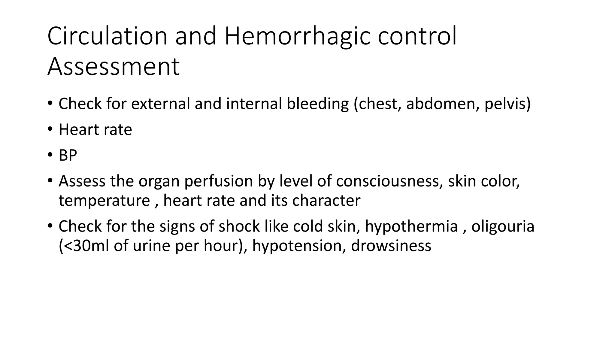 Trauma management | PPTX