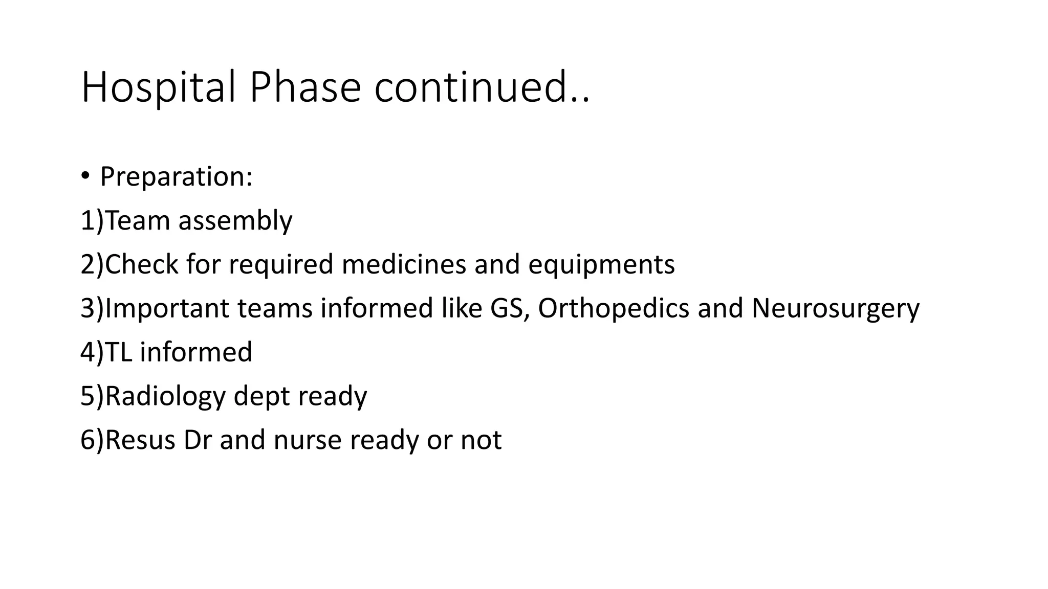 Trauma management | PPTX