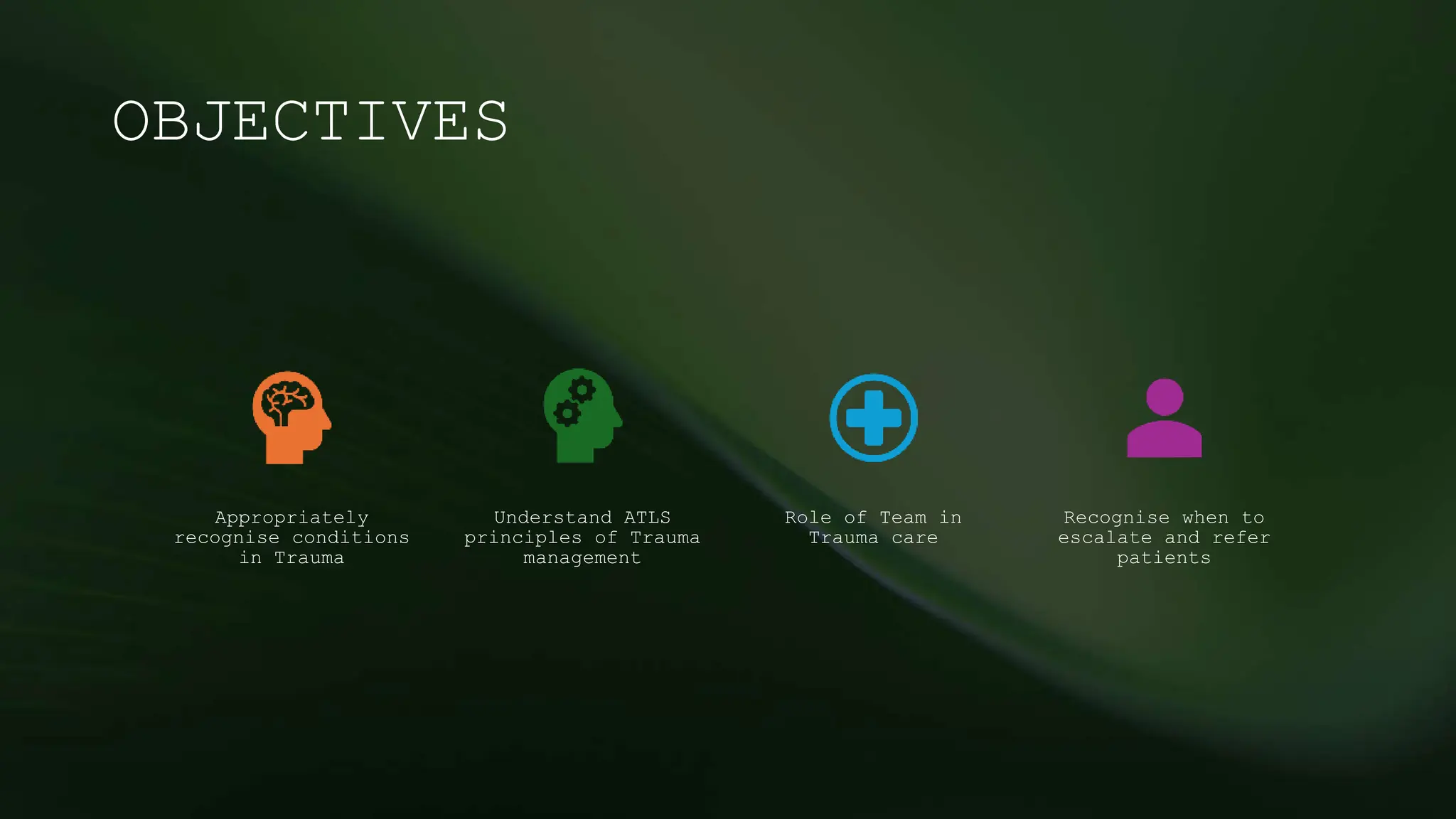 Trauma Management In A Minor Trauma Unit Pptx