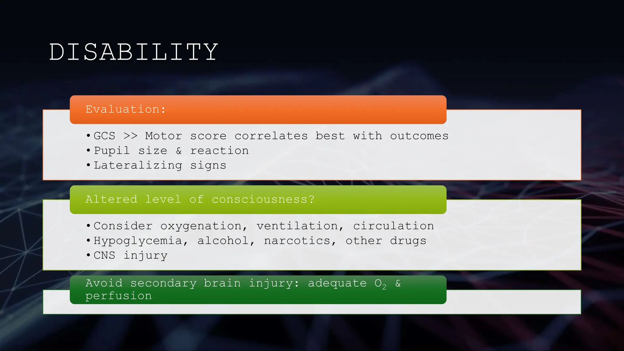 TRAUMA MANAGEMENT IN A MINOR TRAUMA UNIT.pptx