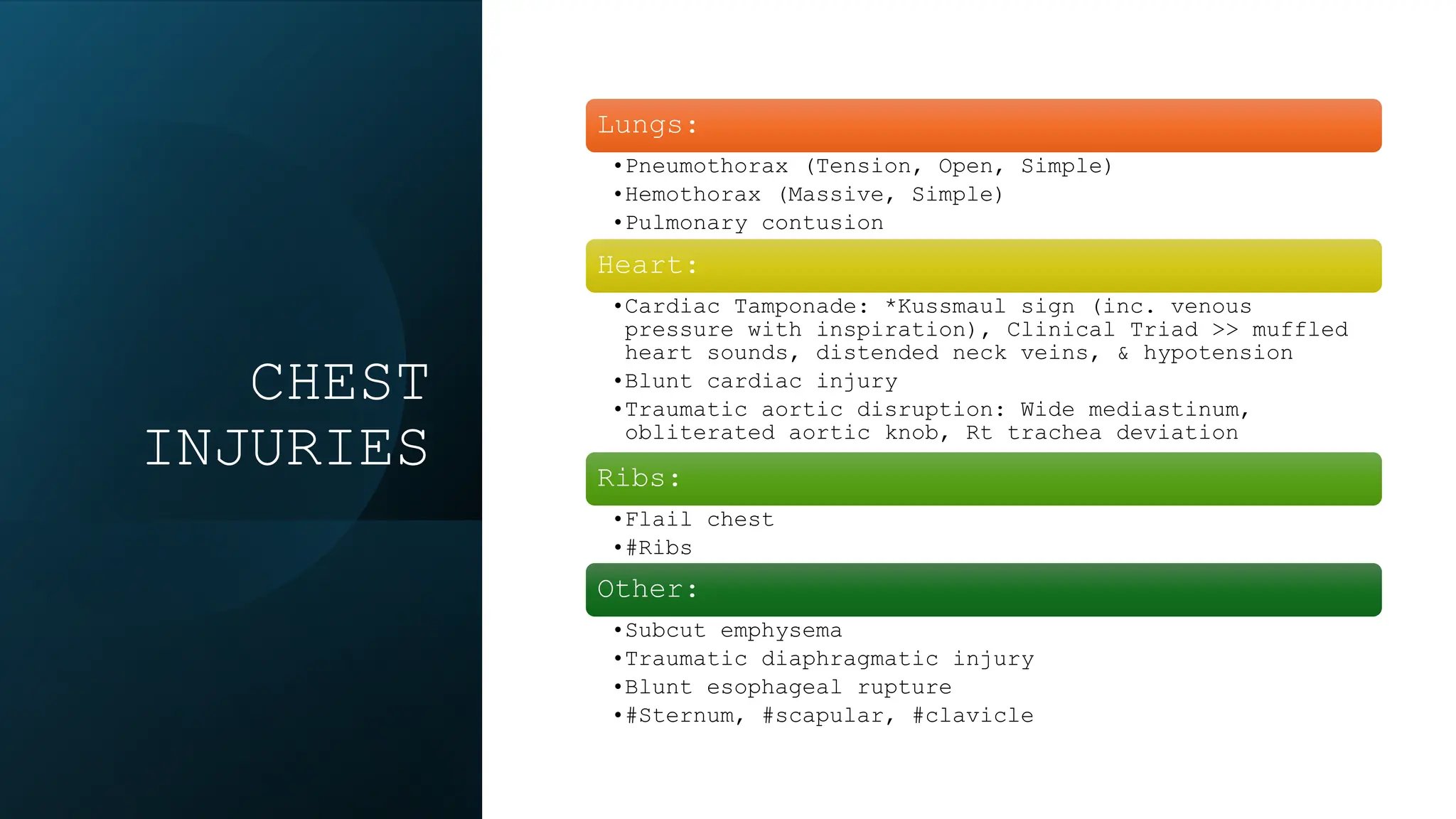 TRAUMA MANAGEMENT IN A MINOR TRAUMA UNIT.pptx