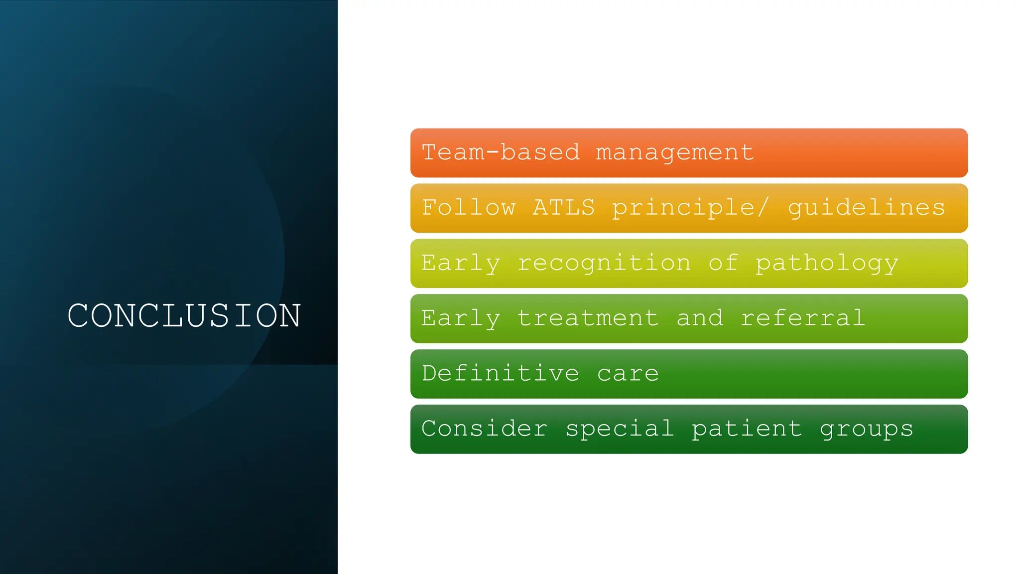 TRAUMA MANAGEMENT IN A MINOR TRAUMA UNIT.pptx