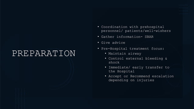 TRAUMA MANAGEMENT IN A MINOR TRAUMA UNIT.pptx
