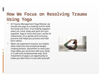 Transformative 3-Week Trauma Management Yoga Retreat in Nepal for ...